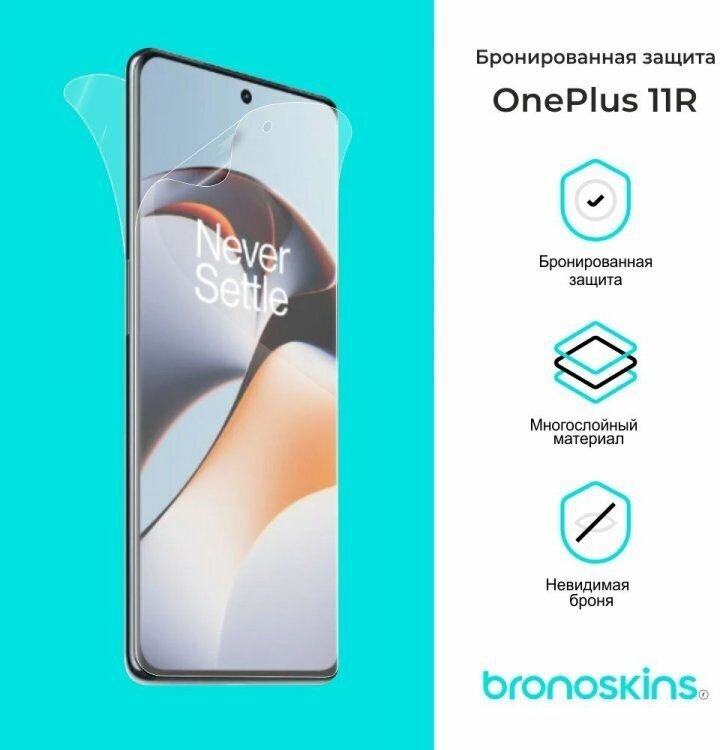 Бронированная защитная пленка для OnePlus 11R (Глянцевая, Защита задней панели)