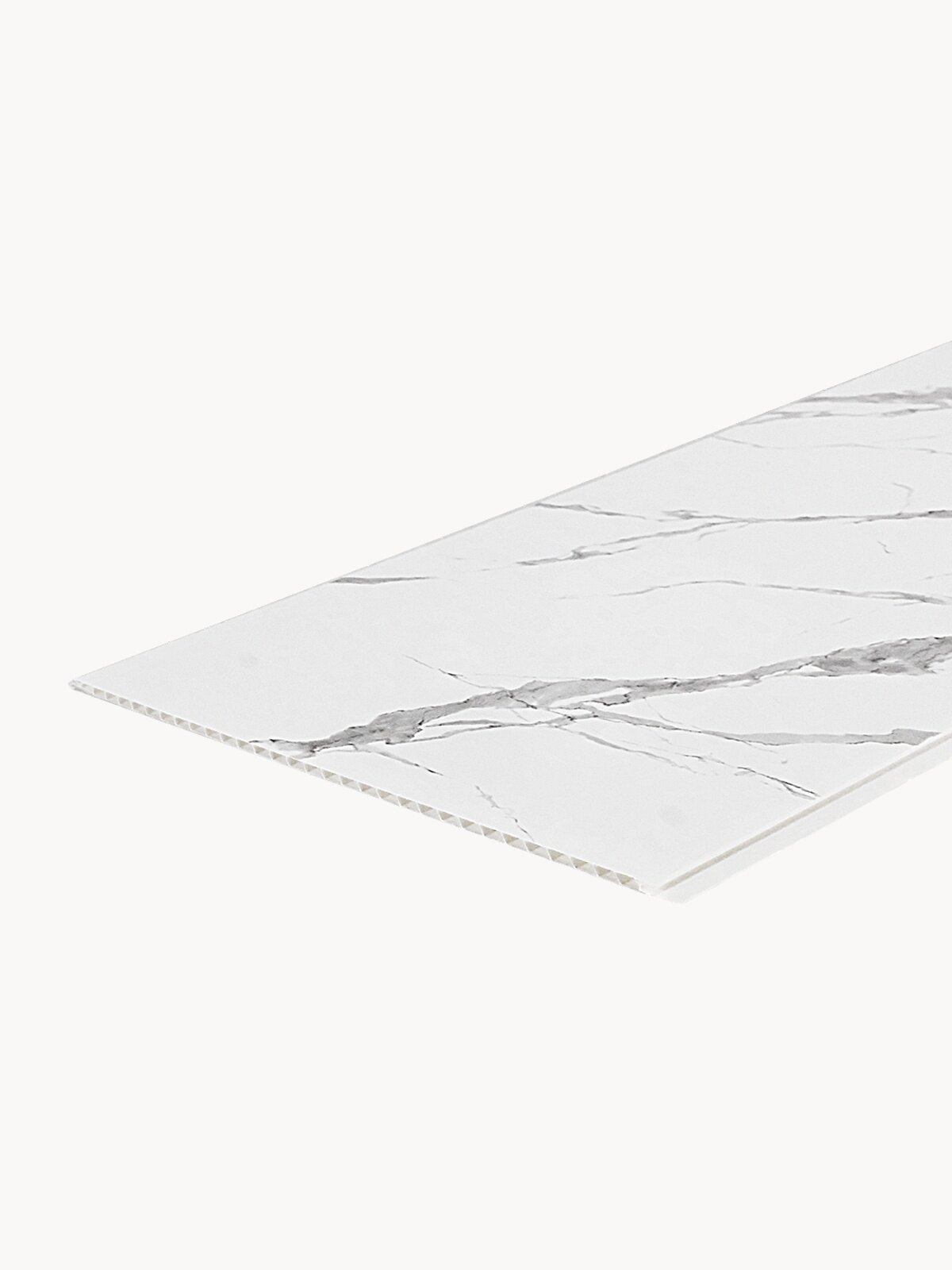 Панель ПВХ Stella Light Slim, влагостойкая, для ванной, мрамор крестолла, 260x25 см