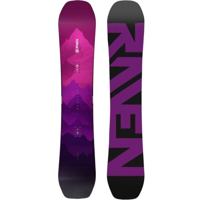 DECATHLON Сноуборд Raven Destiny, черный, красный, фиолетовый, размер 148