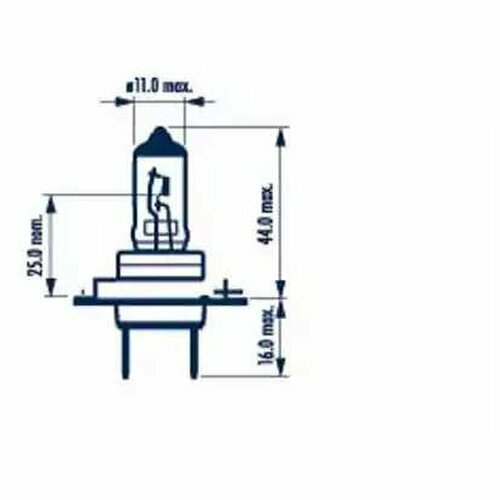 Лампа h7 12v 55w px26d rph nva Narva 480623000