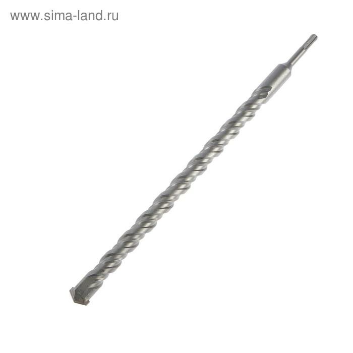 Бур по бетону тундра, двойная спираль, SDS-plus, 28 х 410 мм