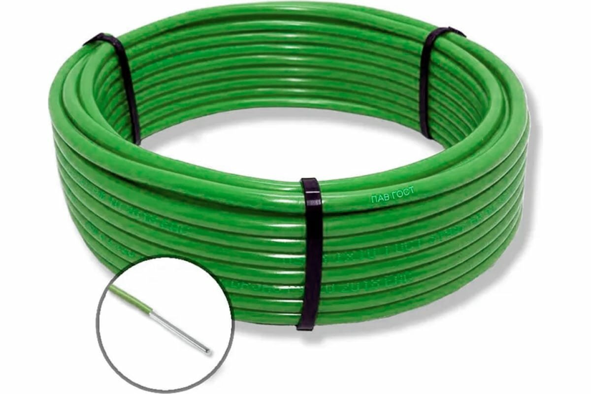 OZ251785L2 ПАВ Провод установочный 1x16 мм2 Зеленый 2 м для монтажа электрощитов