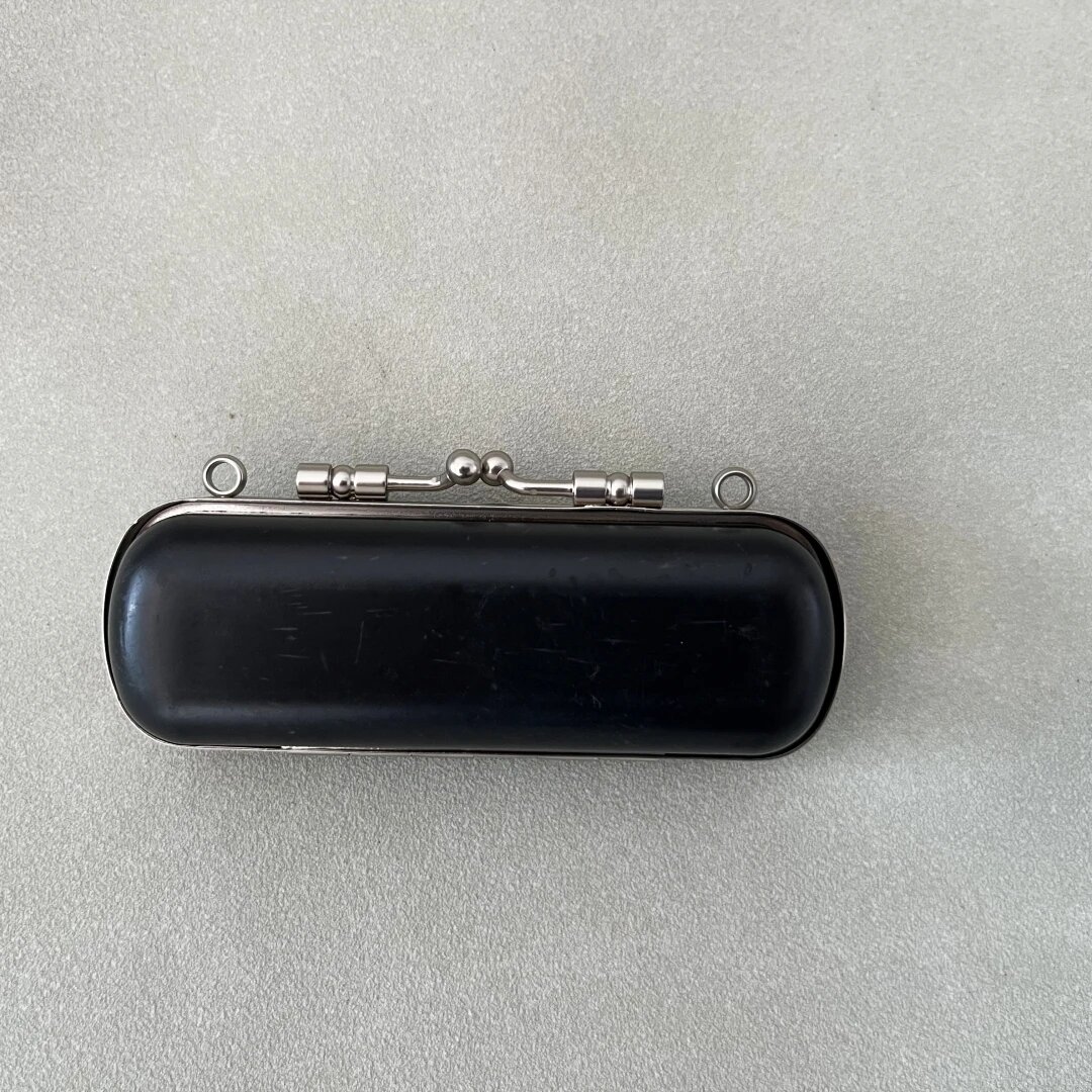 Сделайте свой собственный жесткий футляр, сумка-клатч, рамка и боковой кошелек, рамка, маленькая петля, сумка для помады с зеркалом, Свадебный Кошелек silver