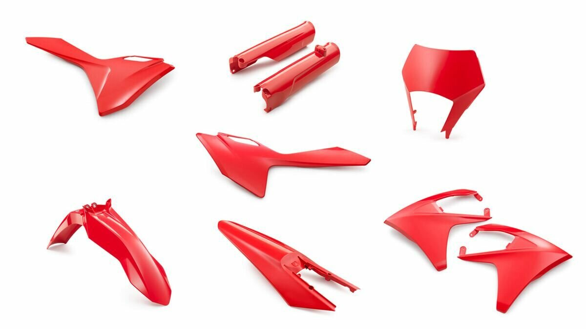 Набор пластика для GASGAS EC/EC-F 250-350 2024-2026 OEM Red