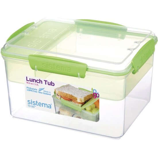 Контейнер Sistema TO-GO двухуровневый с разделителями 2,3л, (21665)