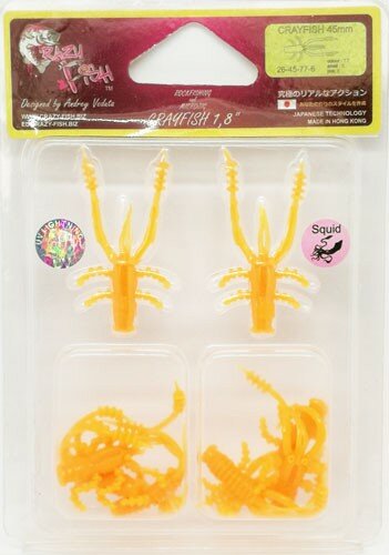 Силиконовая приманка Crazy Fish CRAYFISH 1.8" 26-45-77-6