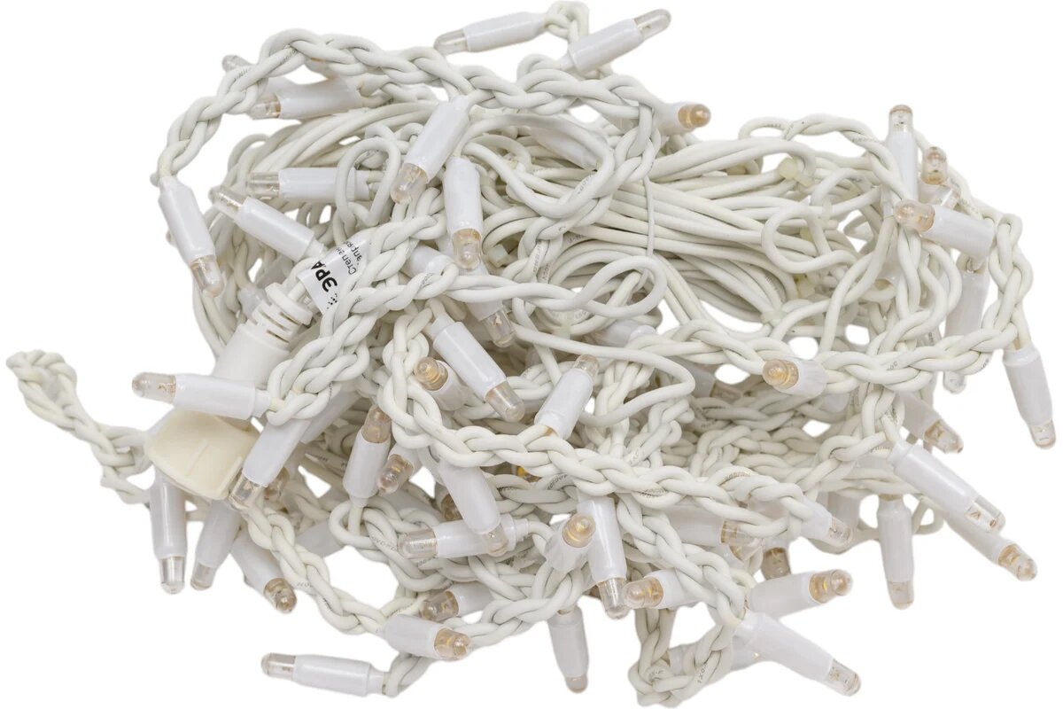 Светодиодная гирлянда ЭРА ERAPS-WK2 бахрома 1x2м каучук белый теплый белый LED Б0056013