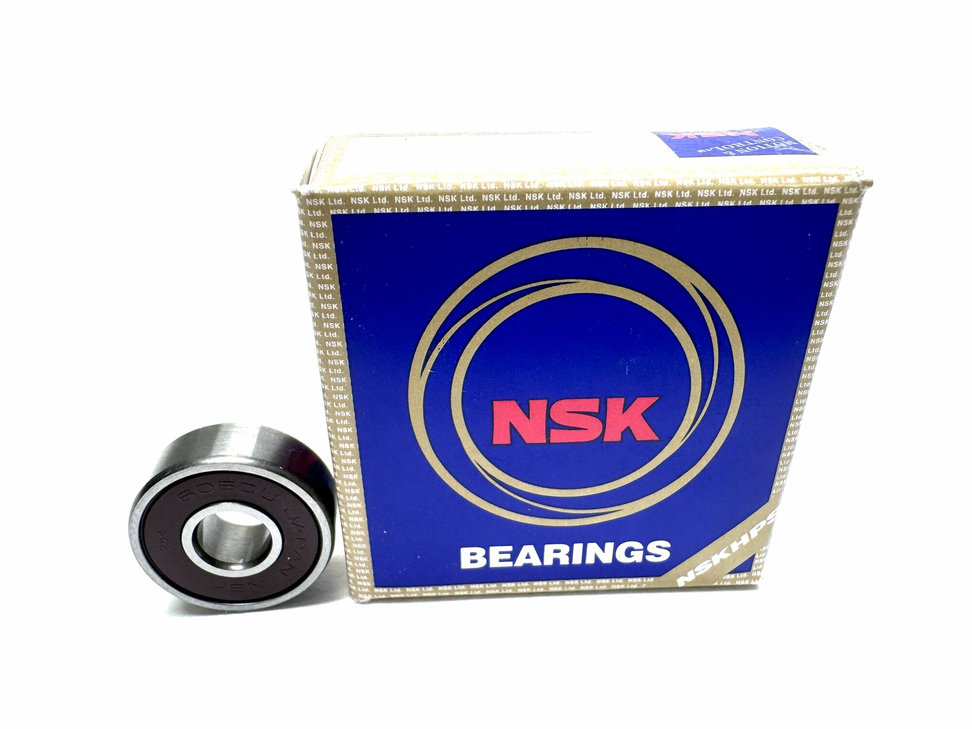 Подшипник NSK 606DDUCM 6х19 мм, шариковый, сталь, серый металлик