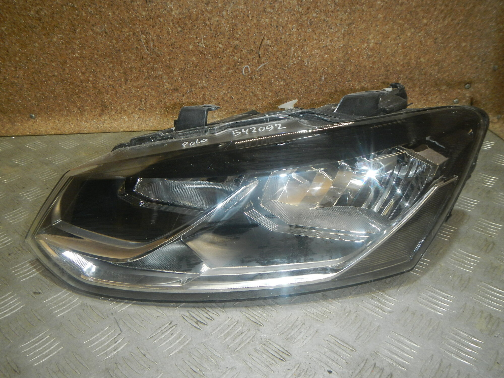Б/У Фара левая, Volkswagen (Фольксваген)-POLO (SED RUS) (11-) VOLKSWAGEN POLO (Sed RUS) (11-) NSP, 18- Дубликат, новая, м...