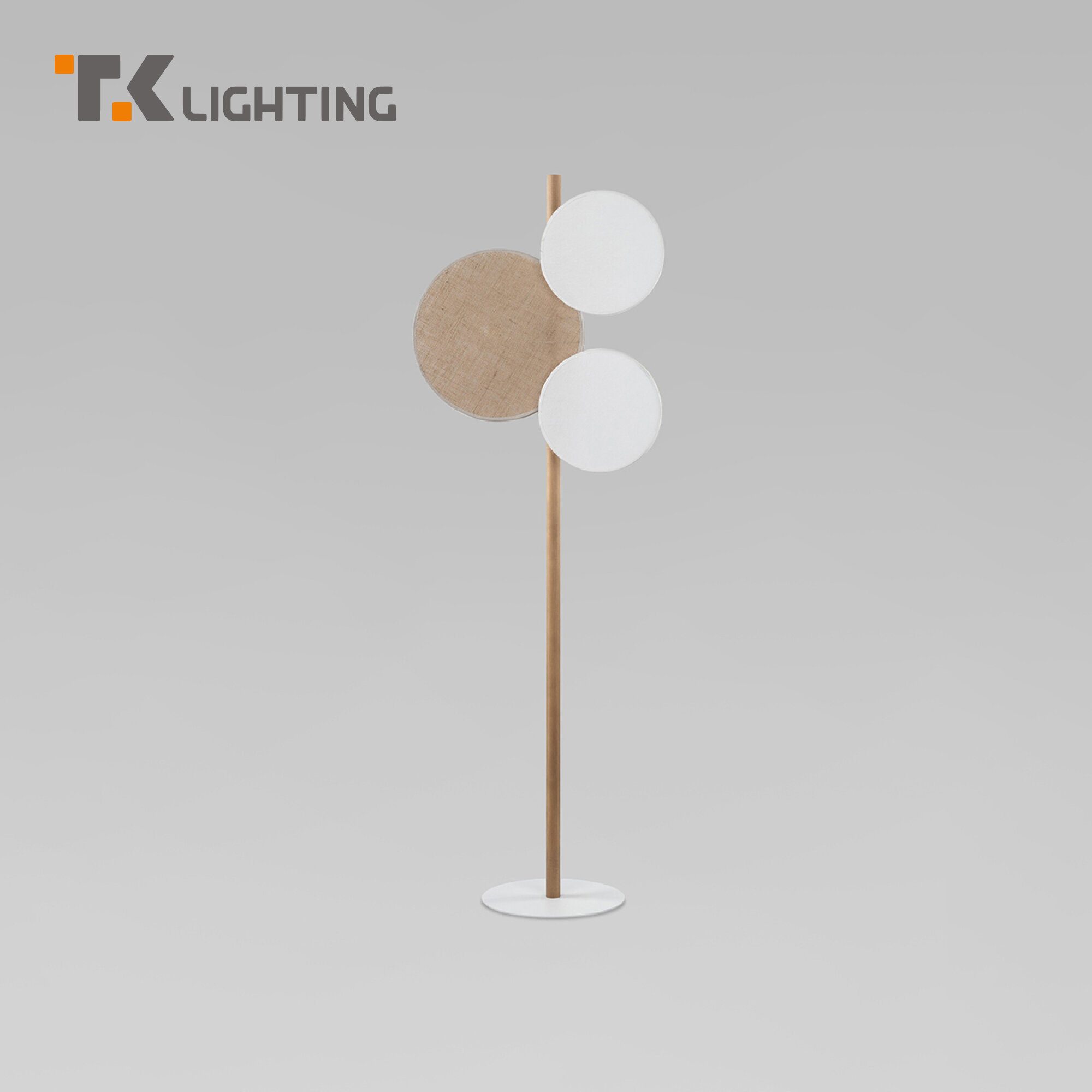 Торшер / Напольный светильник TK Lighting Pulse 5960, E27, цвет белый/коричневый