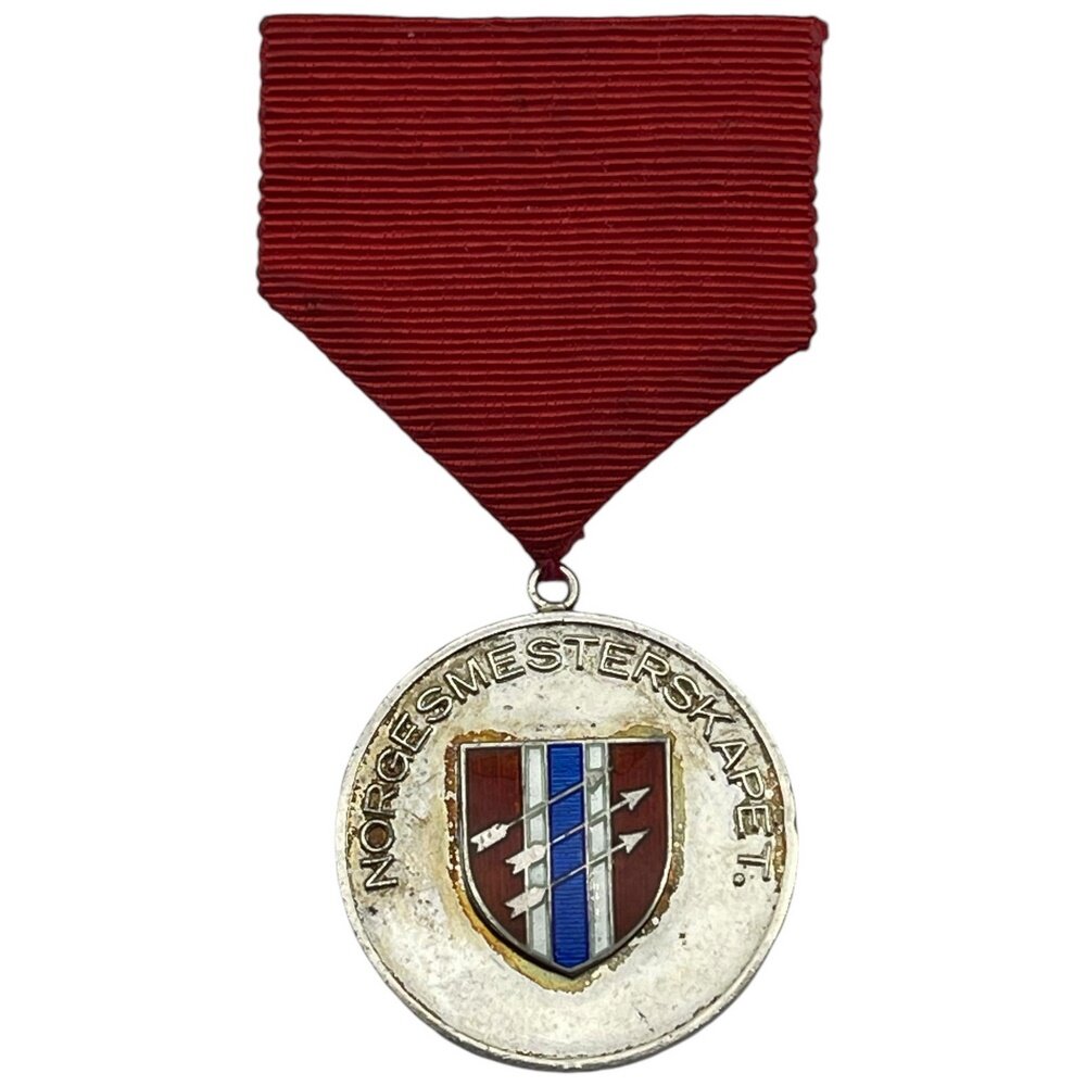 Норвегия, медаль "Чемпионат Норвегии. Норвежская Ассоциация стрельбы из лука" 1961-1970 гг.