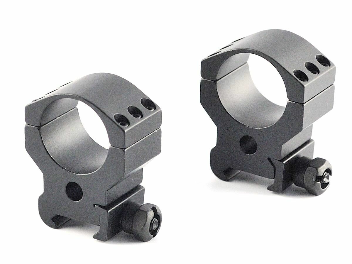 Кольца для прицела Nikko Stirling Sport Match 30 мм высокие, небыстросъемные на Picatinny / Weaver