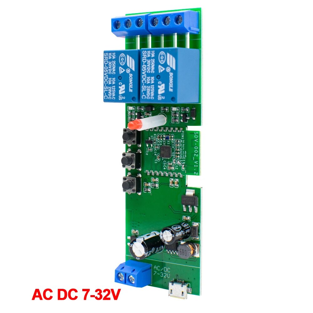 Scimagic-RC Умный модуль переключателя Wi-Fi 2 канала