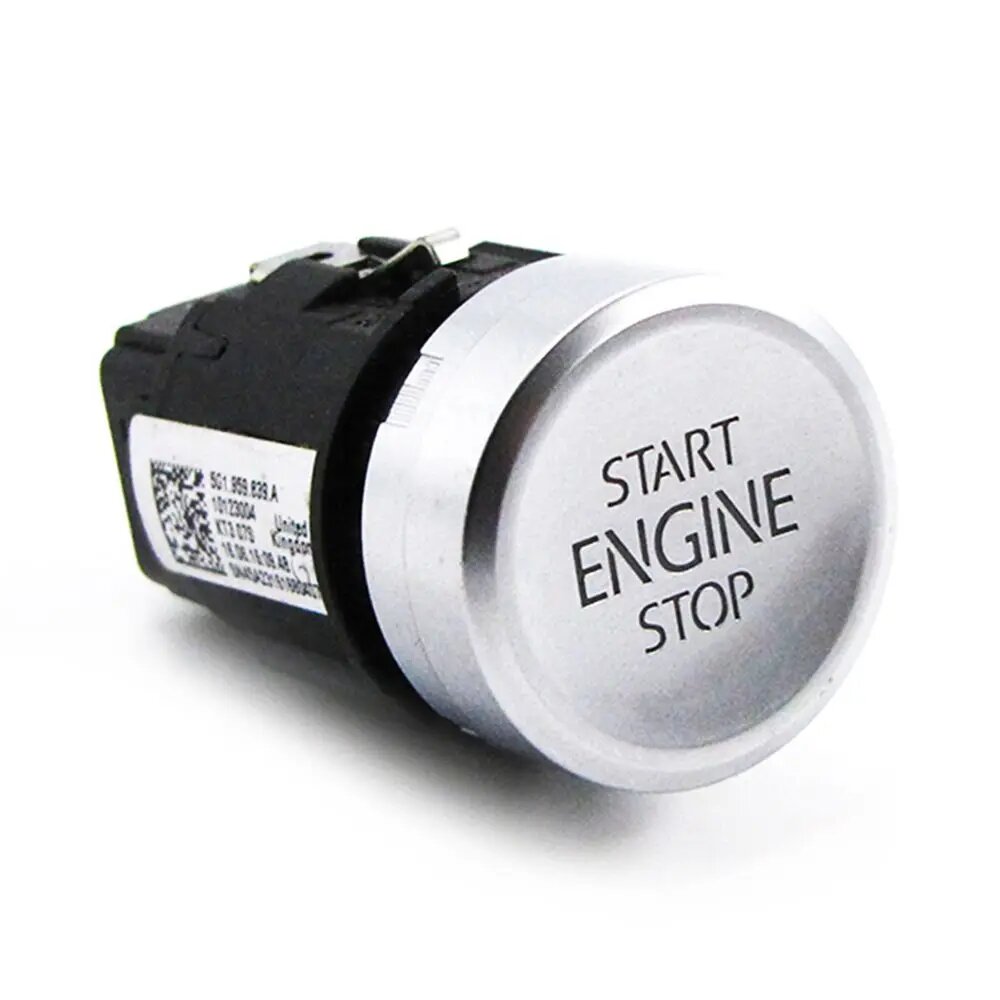 Ремонт автомобиля 5N0959839 одна кнопка для VW Golf Plus, кнопка запуска двигателя автомобиля, кнопка бесключевого доступа, переключатель зажигания и стартера