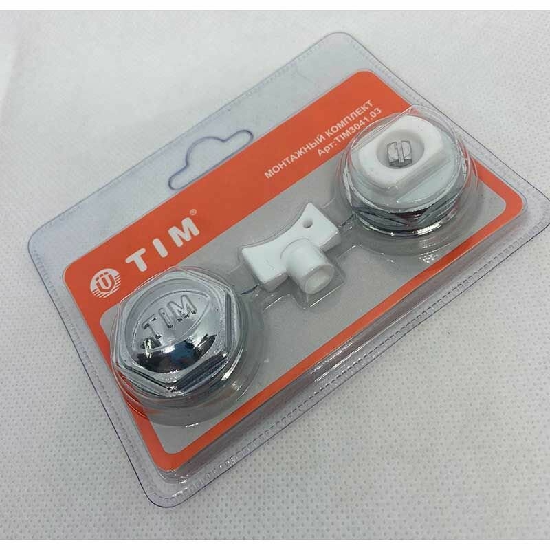Tim монтажный комплект для подключения радиатора ф3/4"