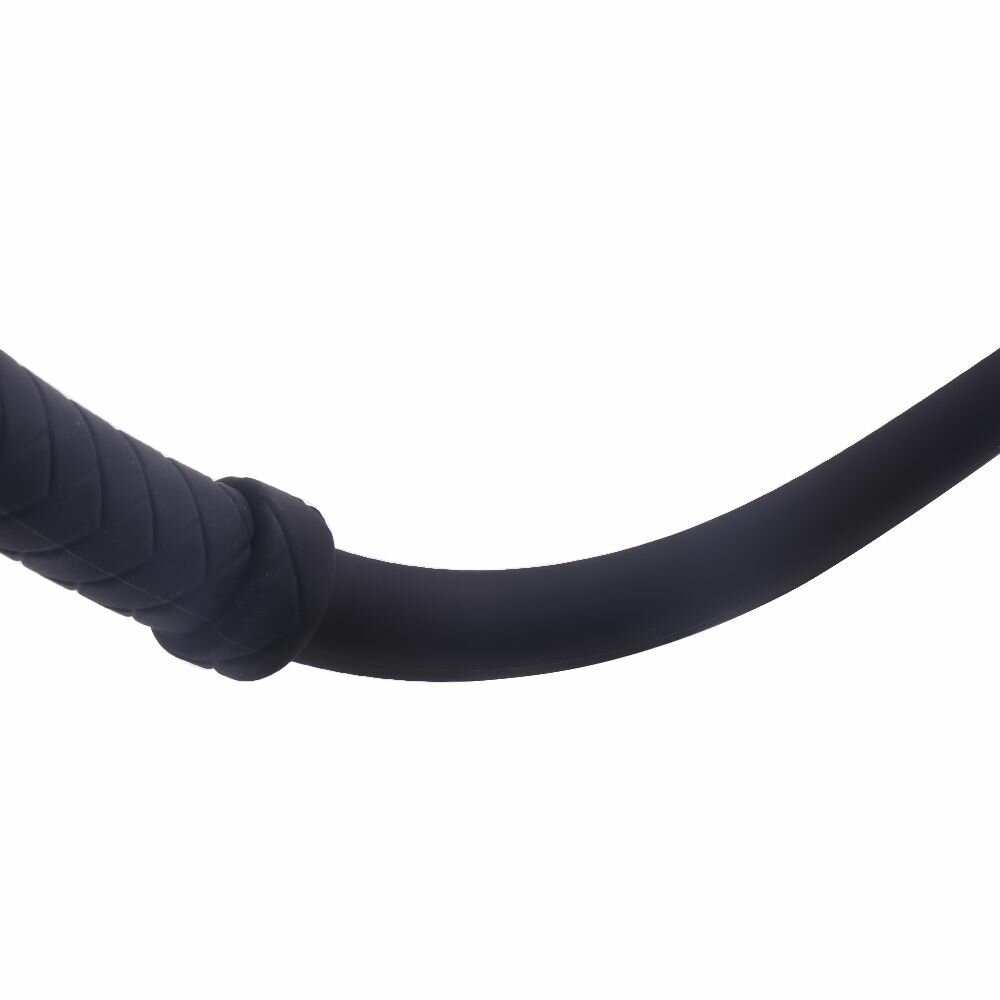 Стек БДСМ, из силикона, black,63cm