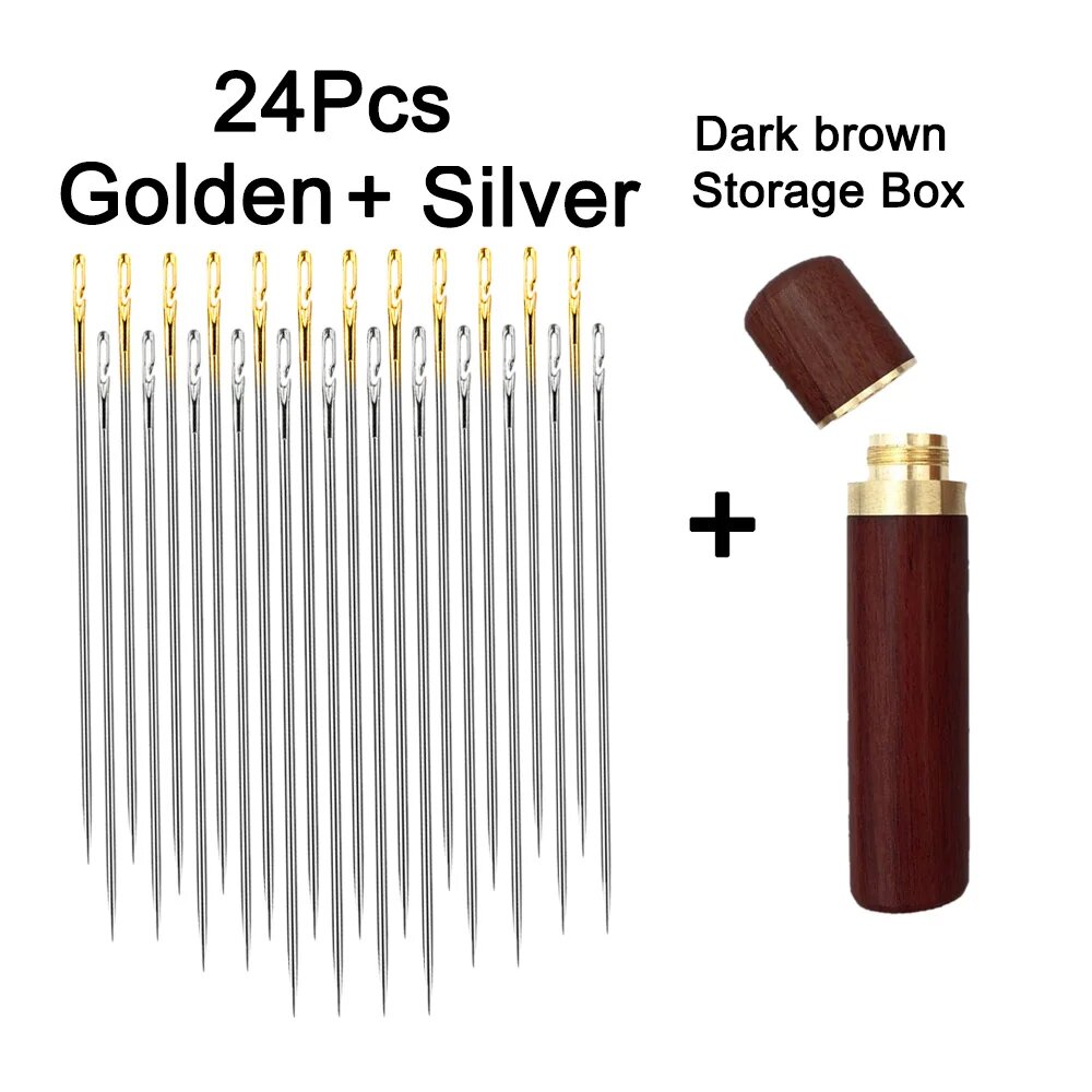 Иглы для шитья из нержавеющей стали 24 шт. 24 PCS Set 2
