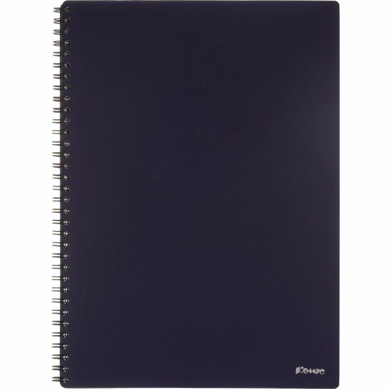 Комус Бизнес-тетрадь, Classic, А4, в клетку, 100 листов, синяя