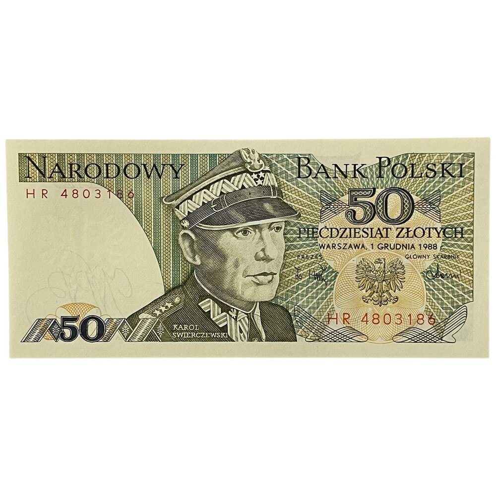 Польша 50 злотых 1988 г. (Серия HR)