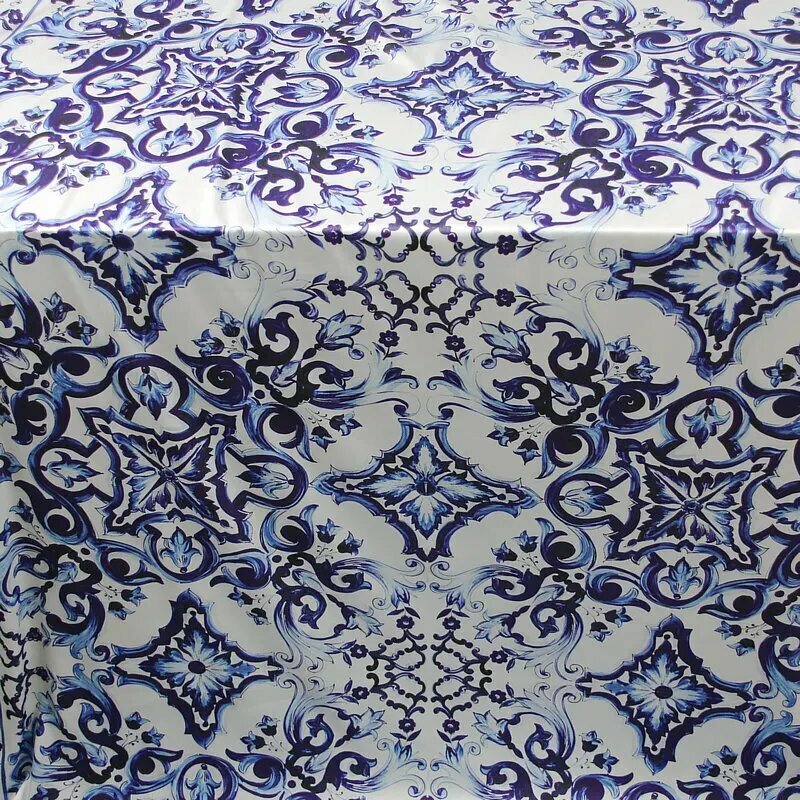 Ткань Majolica полиэстер с принтом для платья 50x145cm