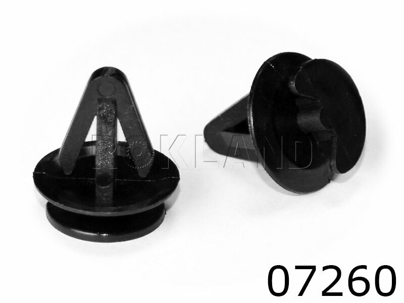10шт - 07260 клипса автомобильная BMW/FORD ROKLAND