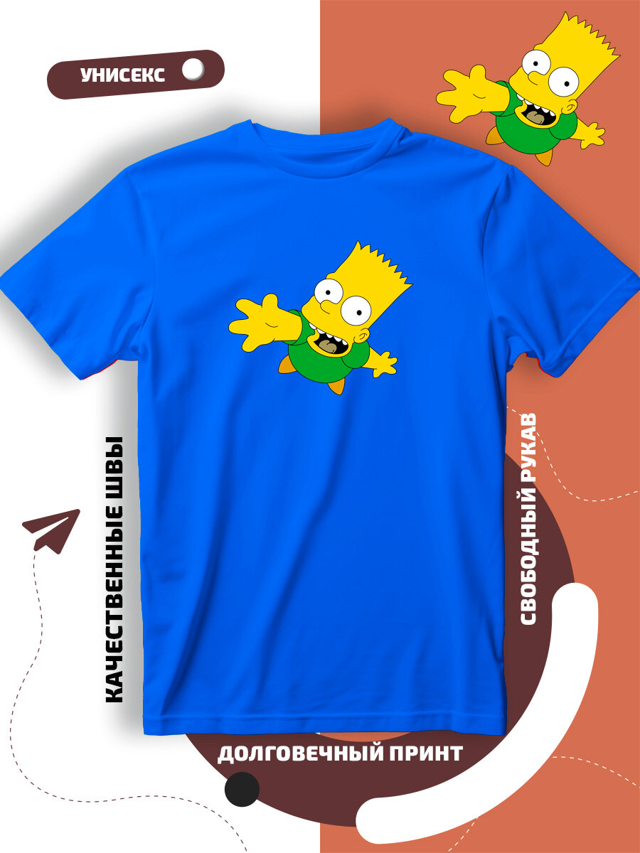 Футболка симпсоны bart барт