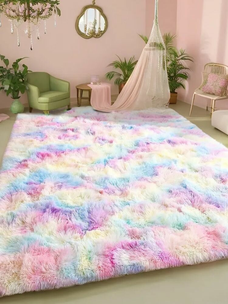 Плюшевый ковер, плюш, Градиентный серый, 200x250 см для гостиной спальни детской комнаты, нескользящей пушистой комнаты