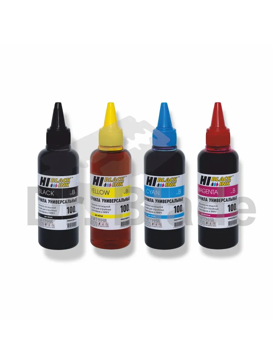 Комплект универсальных чернил для Brother, 4 цвета ( на водной основе )