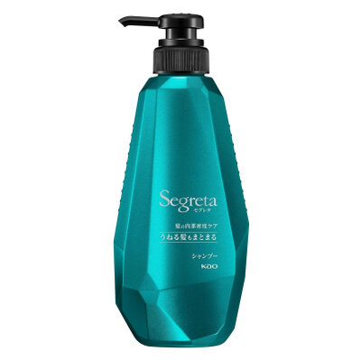 KAO Шампунь "Segreta" для волнистых волос Гладкость и блеск 430 мл