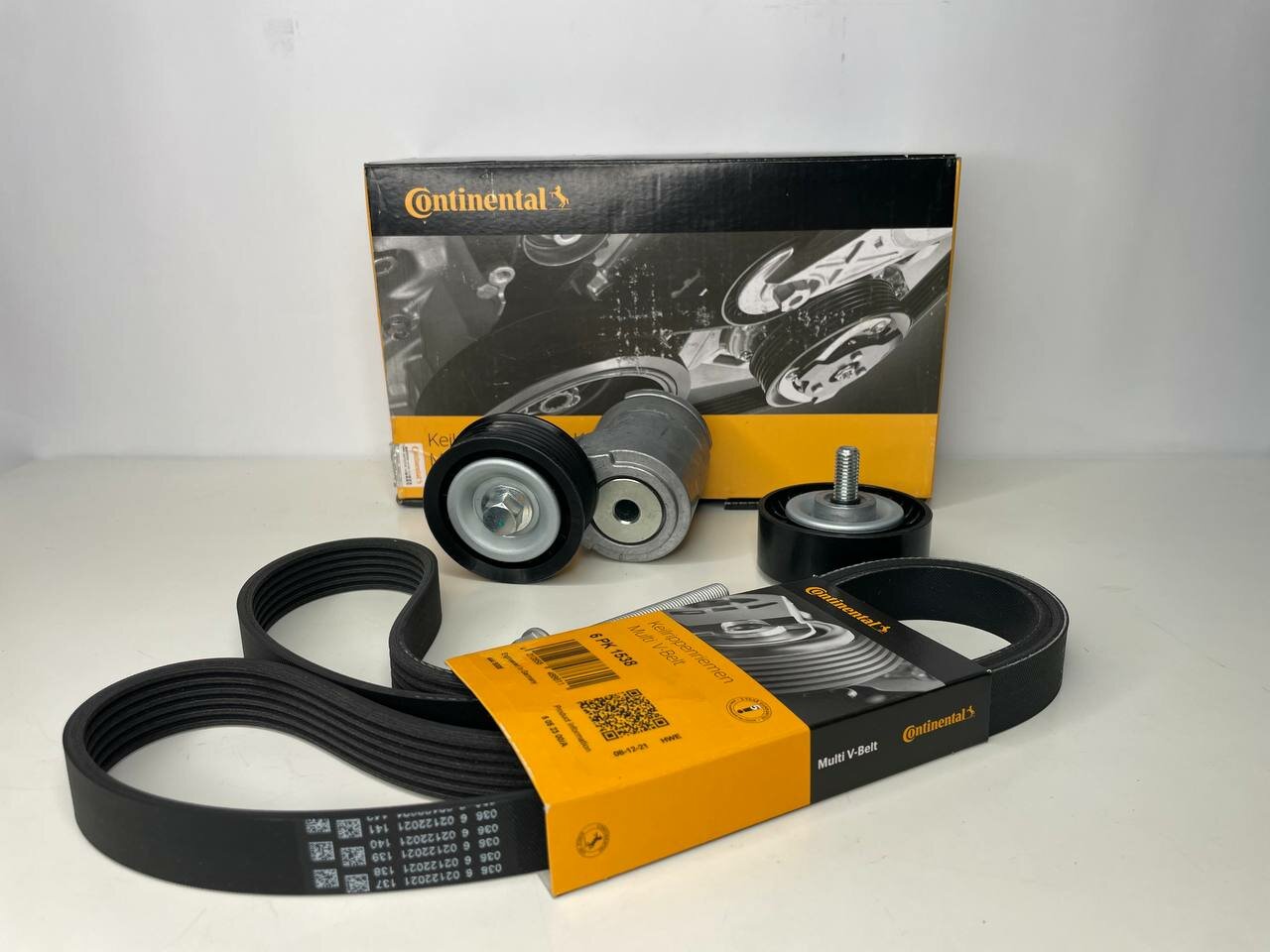 Комплект ремня генератора (ремень+2 ролика) (6pk1538) Chery M11 (ЭУР 119 л. с), Tiggo 7/8/8PRO