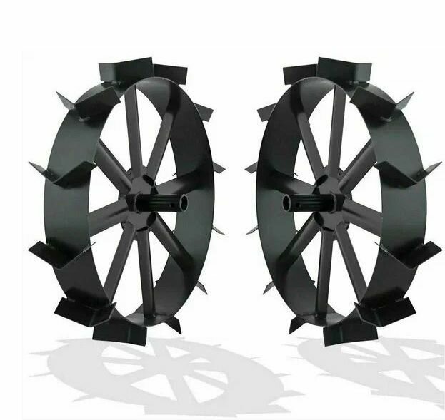 Грунтозацепы вал 30 мм, 585/120 мм для мотоблока Нева, Forza, Луч, Ока, Каскад (втулка 180 мм, сплошной обод) / 01.01.18.29