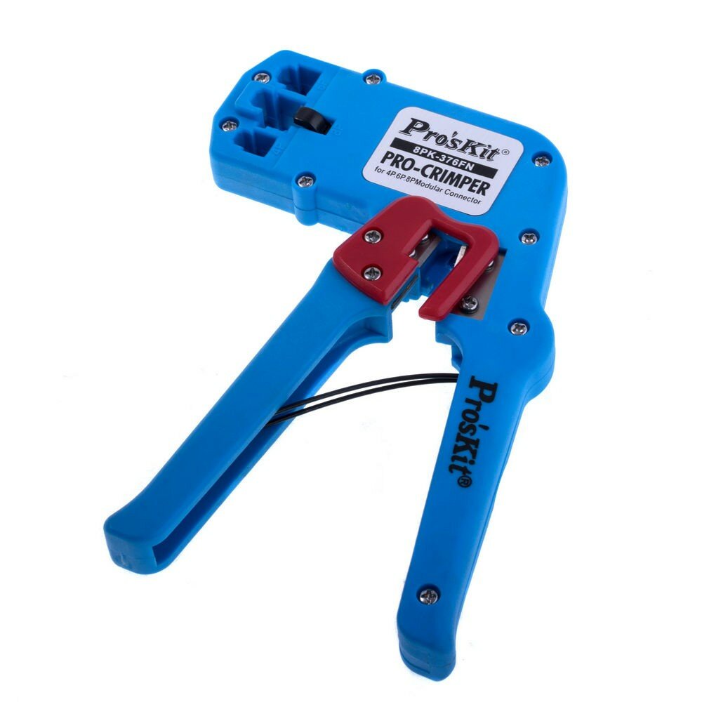 Кримпер ProsKit 8PK-376FN, для RJ-45, модульный, универсальный, нейлоновый