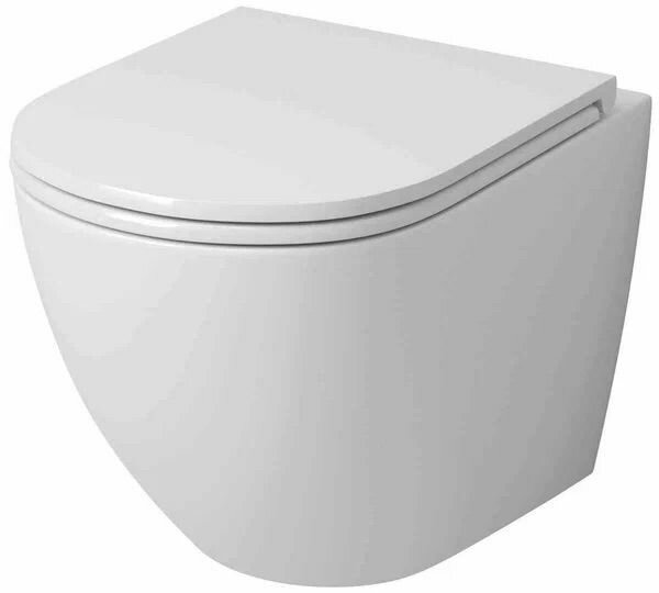 Унитаз Подвесной Grossman Торнадо GR-4455SQ с крышкой микролифт глянцевый