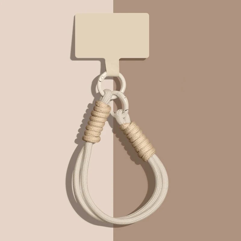 Усовершенствованный однотонный короткий брелок для ключей, портативный, удобный для переноски браслет, цепочка для сумки, подвеска на ремешке для мобильного телефона A4