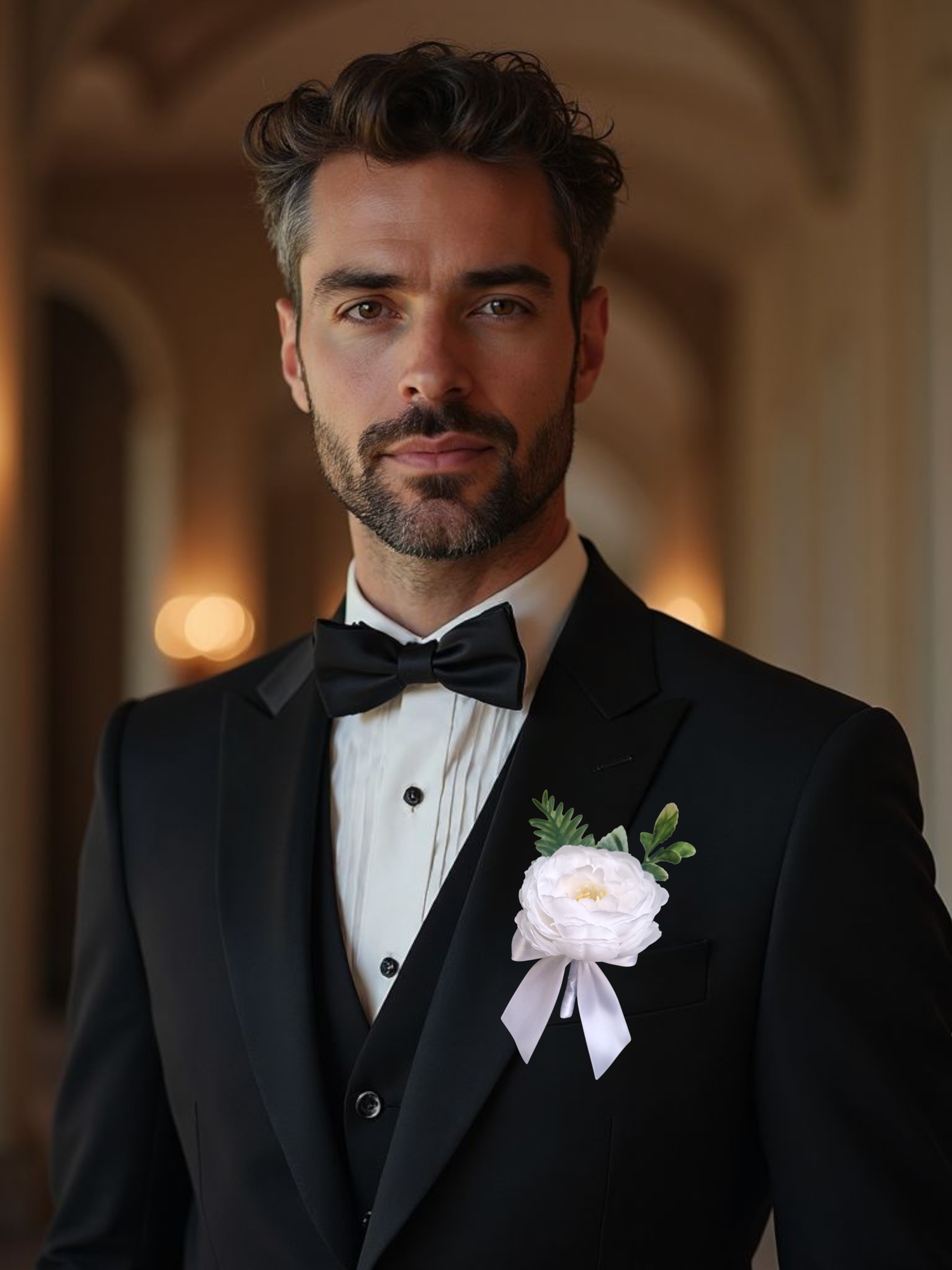 Бутоньерка для жениха или свидетеля