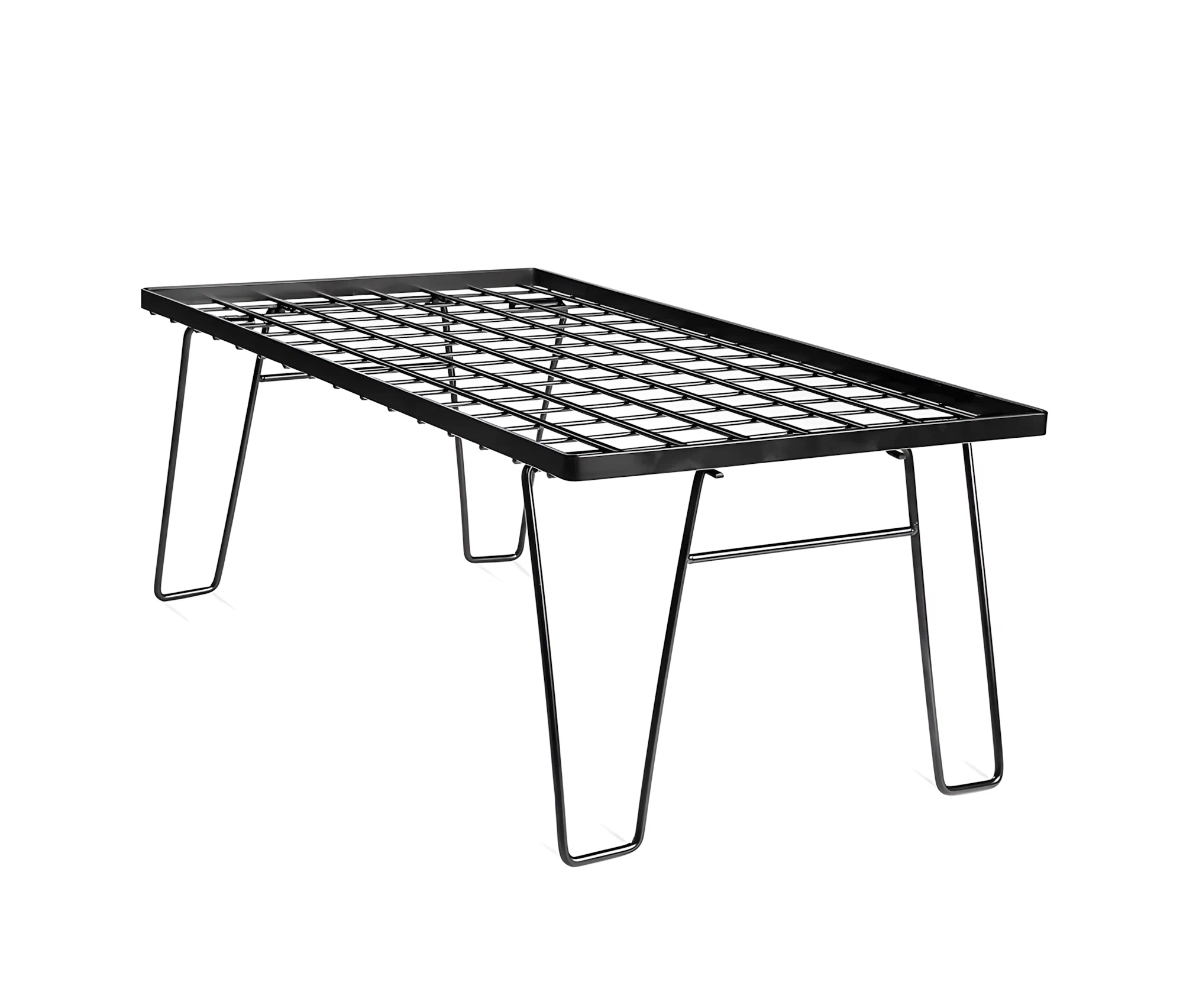 Стол кемпинговый складной , 60х35х25, модульный, решетка-гриль, черный