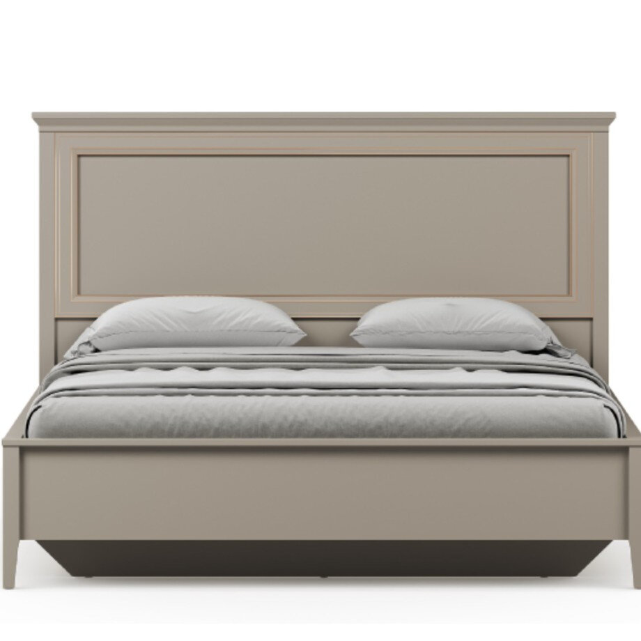 Кровать без основания БРВ-Мебель CLASSIC LOZ180х200 Глиняный серый ш. 191см, в. 120 см, д. 209 см