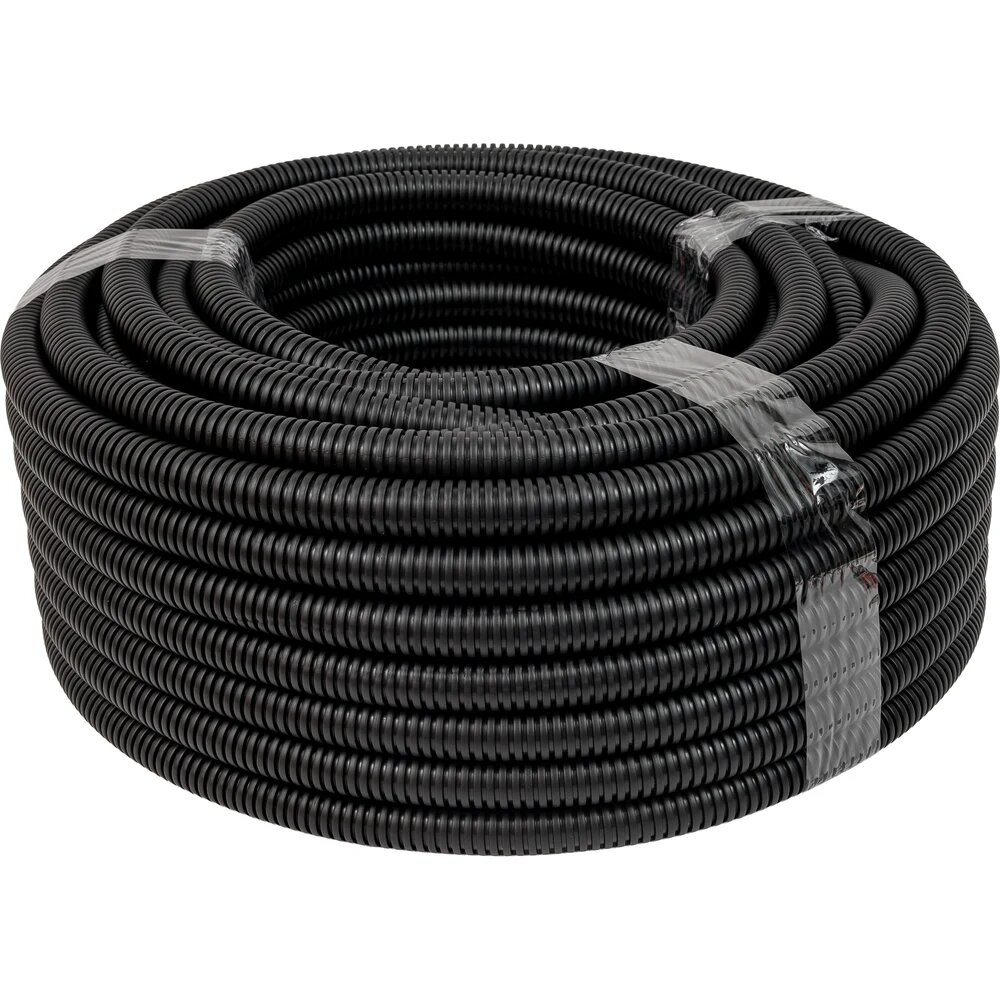 Gigant Труба гофрированная ПНД лёгкая черная D25 50м 20125-50GI