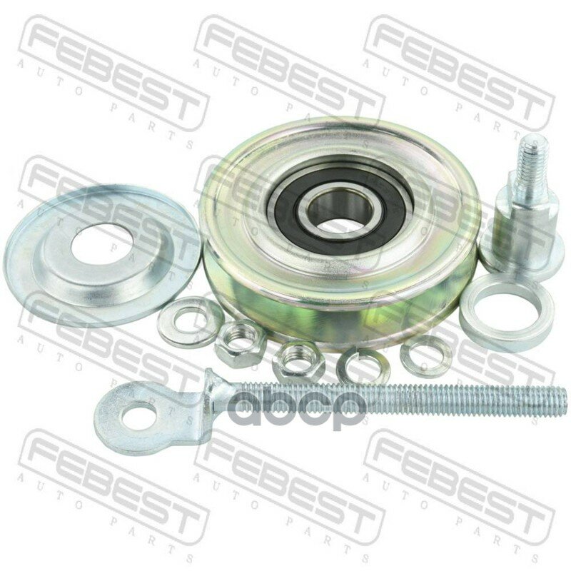 Ролик натяжной ремня кондиционера комплект MITSUBISHI FEBEST 0487-P15W Febest арт. 0487-P15W