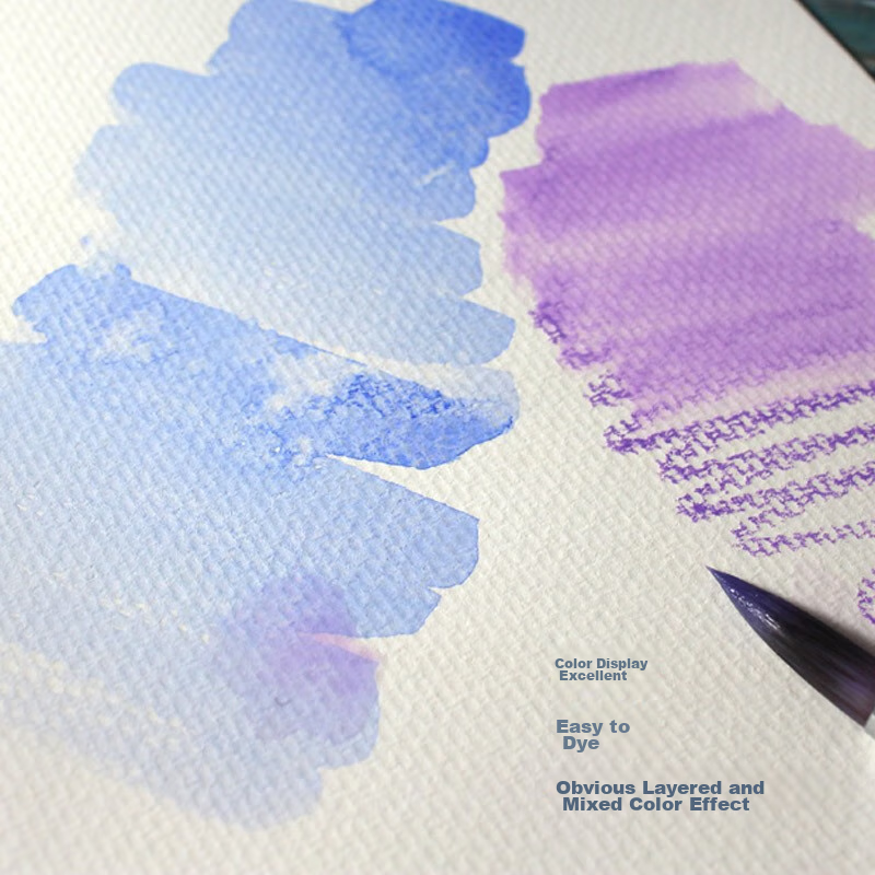 CANSON Student Series Watercolor Paper, Art Student Sketch Paper, Medium-Coarse Texture Drawing Paper, Double-Sided Textured Water-Soluble Colored Pencil Paper, 8K 180g Babypine Watercolor Paper, 20 Sheets Art Sketching