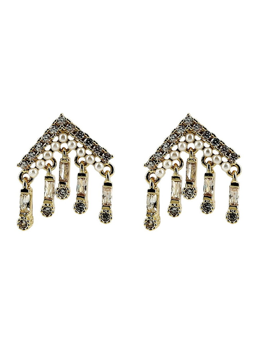 Серьги Lady Pink, жемчуг имитация, стекло