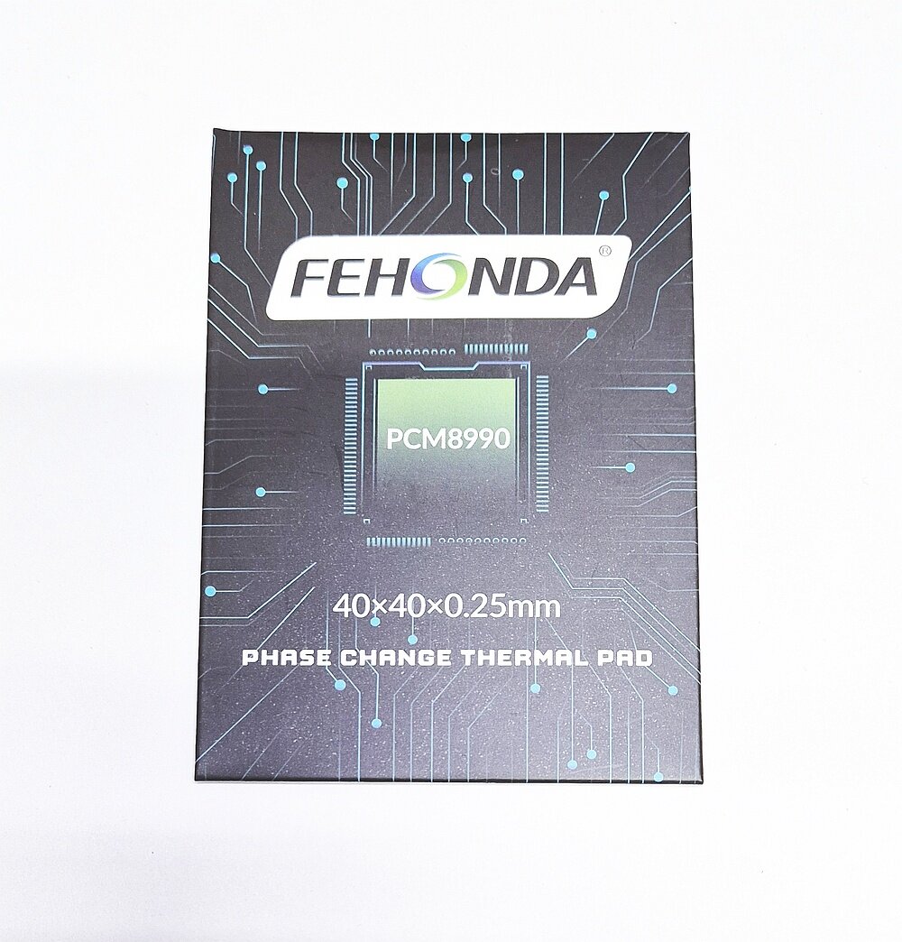 Термоинтерфейс Fehonda PCM8990 80x40 0.25 мм, 8.5 Вт(м·K) термопрокладка с фазовым переходом