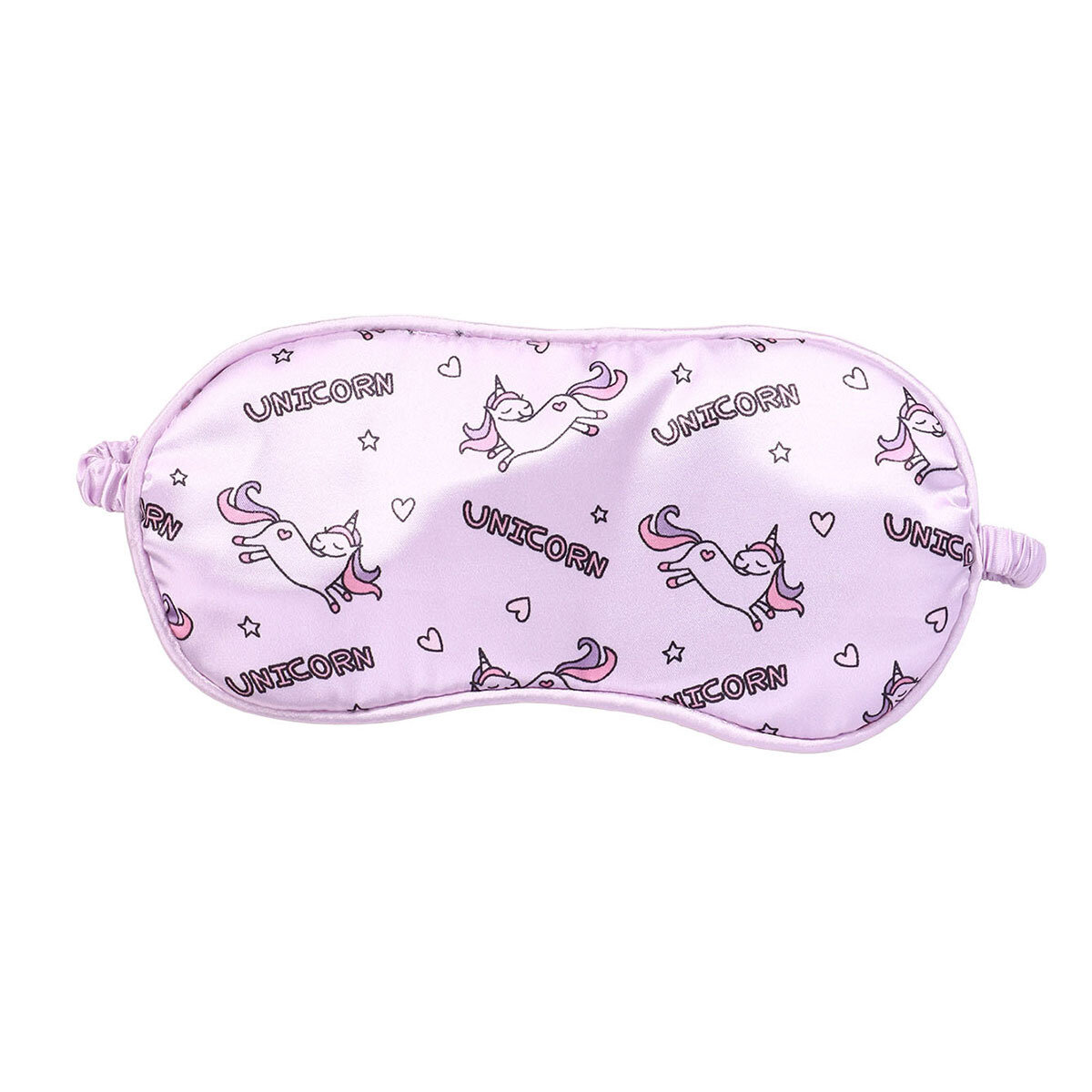 Маски для сна "Единорог" для детей, милые фиолетовые мультяшные маски для сна со звездами и сердечками, мягкая шелковая повязка для сна, повязка на глаза для девочек, дорожный козырек для детей и взрослых