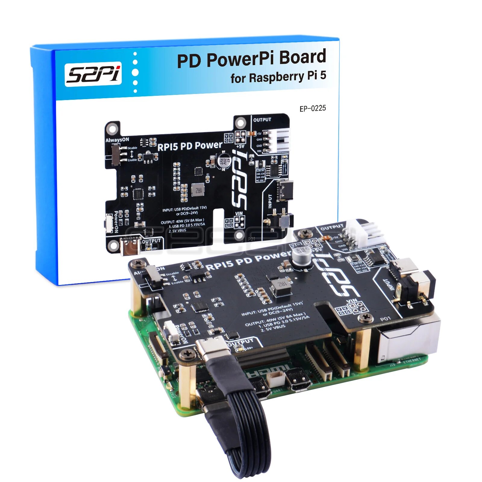 GeeekPi RPi 5 PD Power Expansion Board