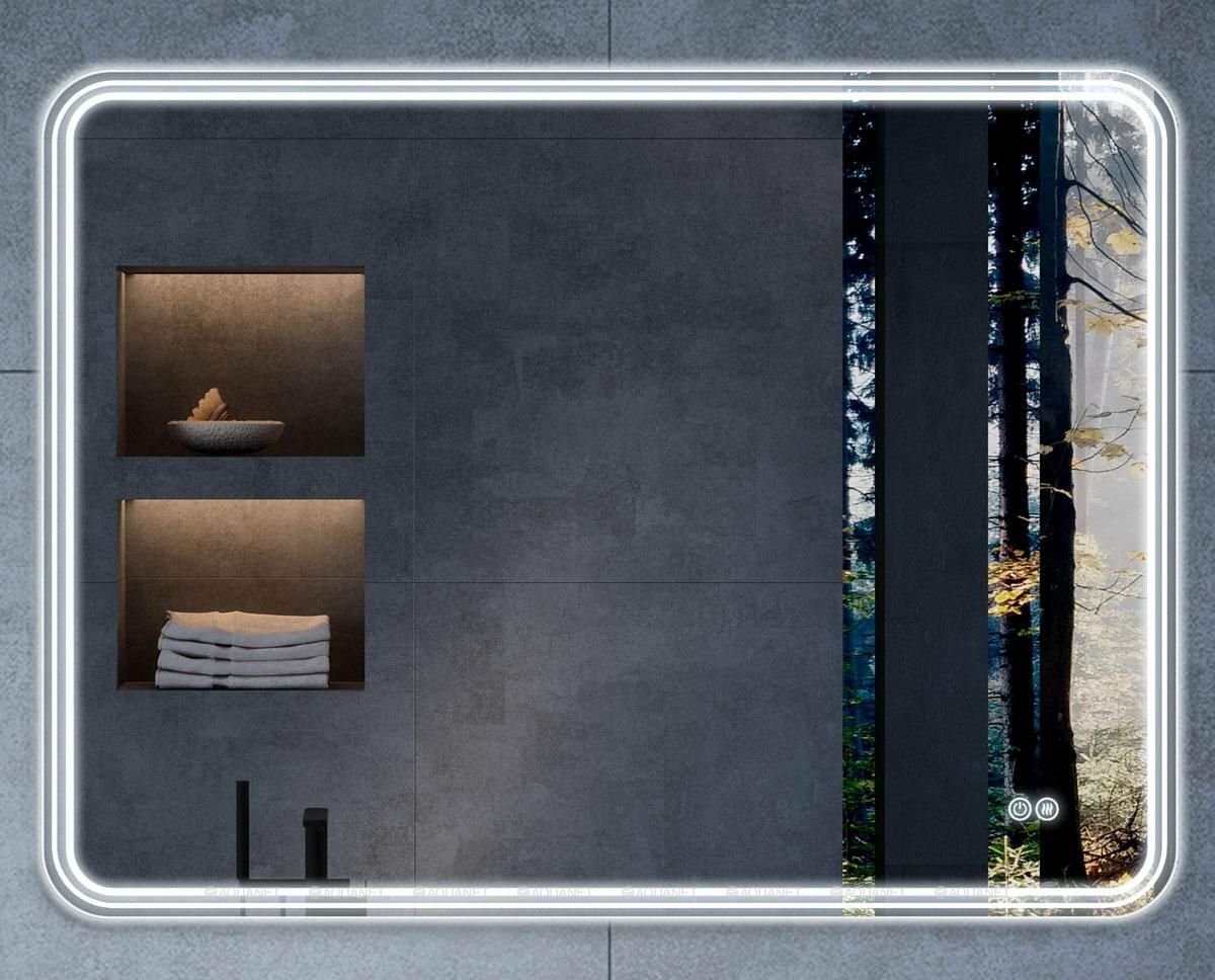 Зеркало Vincea 100 VLM-3MA100-2 LED, c сенсорным выключателем и диммером, антизапотевание