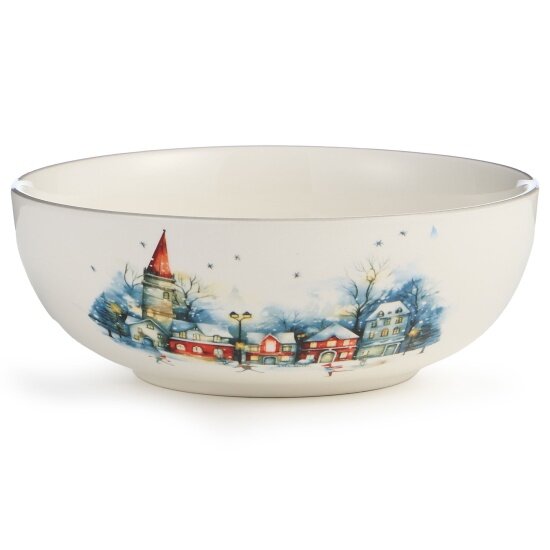 Салатник Agness "с новым годом!", 16,5*6 см