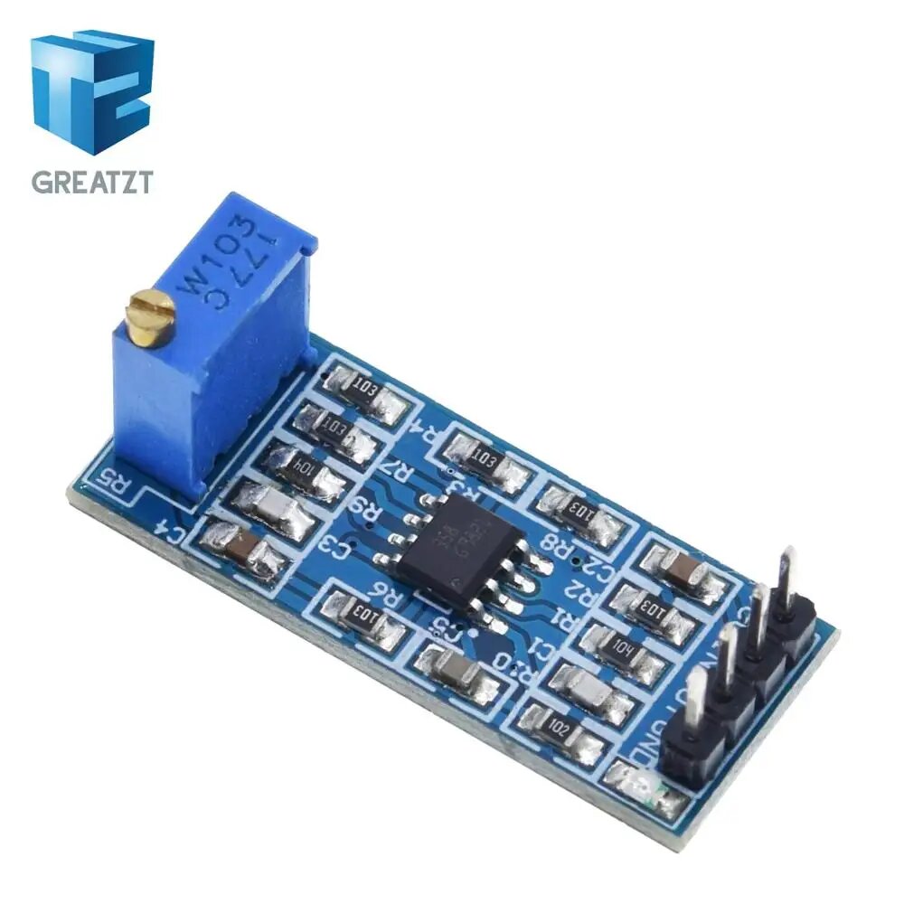 Модуль LM358, 5PCS, усиление 100x, 5-12В
