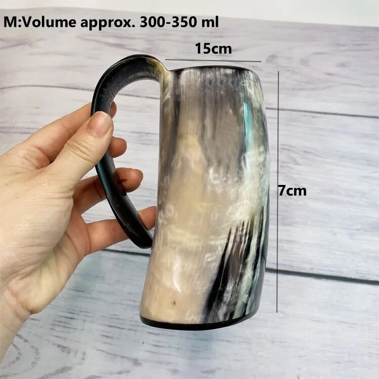 Кружка из рога быка Viking, 300-500ml, 200-700ml