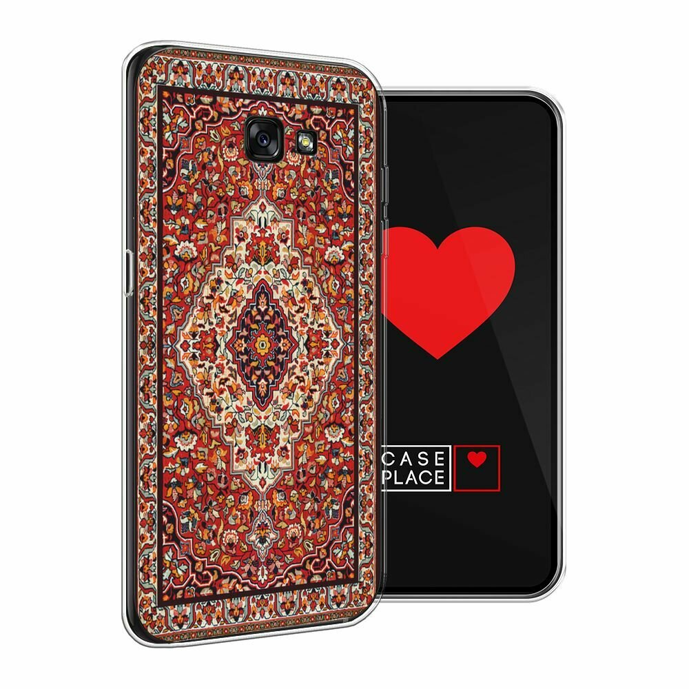 Чехол на Samsung Galaxy A7 2017 / Самсунг Галакси А7 2017 с принтом "Красный ковёр" — фото 1