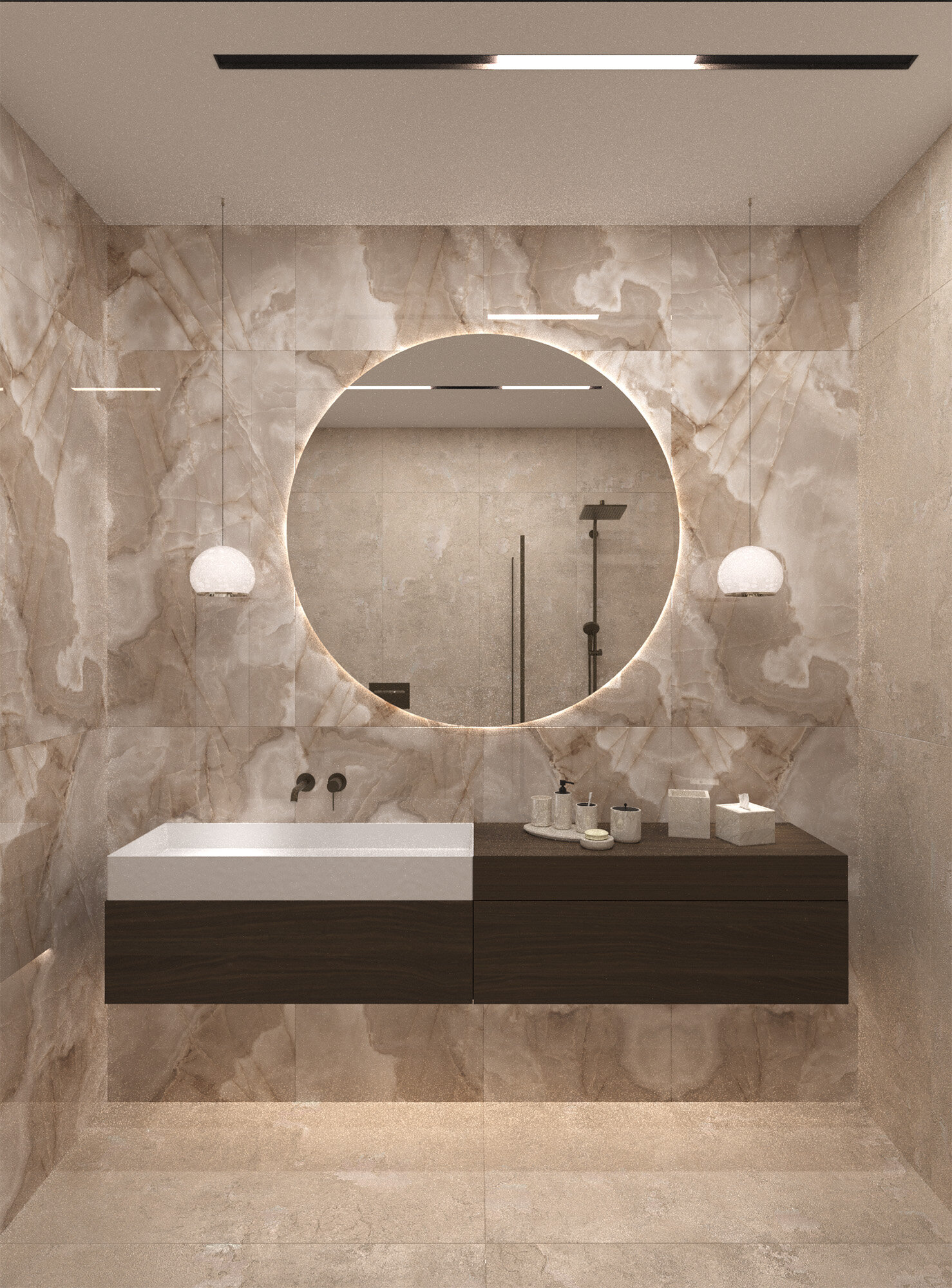 Керамогранит ARCADIA CERAMICA REX ONYX COFFE 60х120 FP